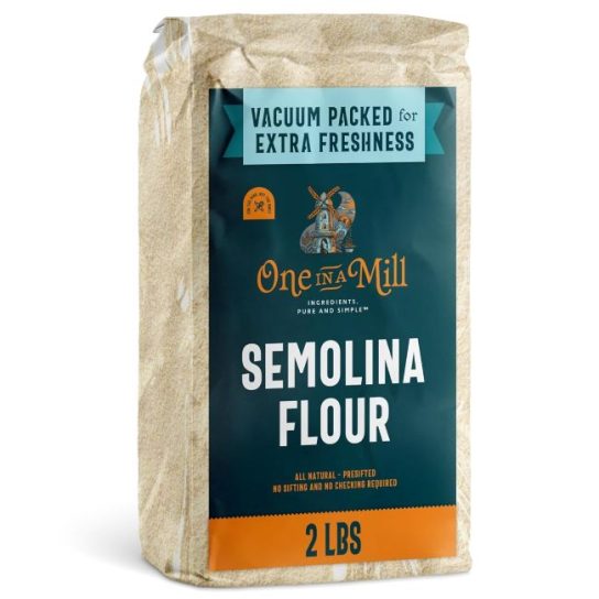 Semolina Flour for Pizza, Pasta & Bread ONE IN A MILL Compared - Trends ...